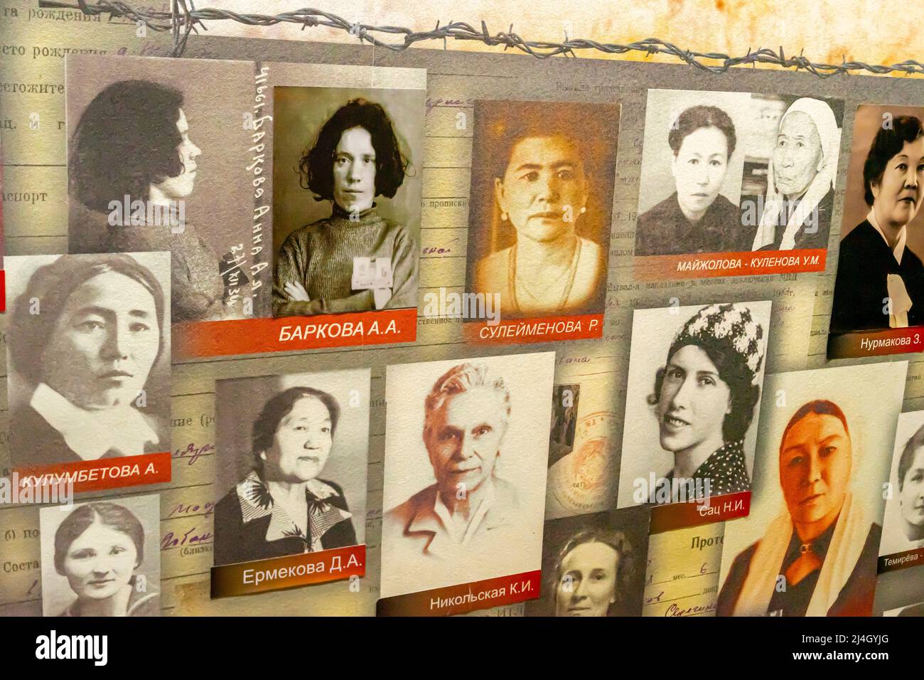 Historic photographs of notable female Karlag prisoners, Karlag Museum ...