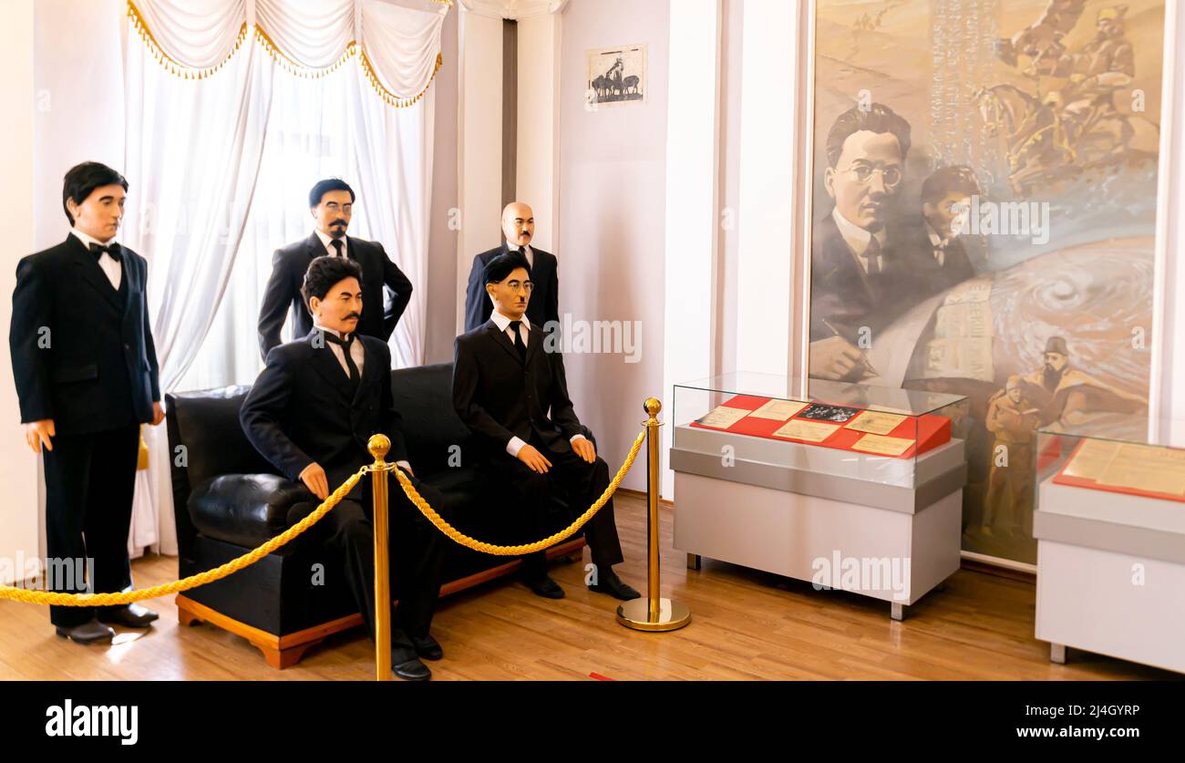 Chekisty General Staff mannequins figures in the reconstructed staff ...