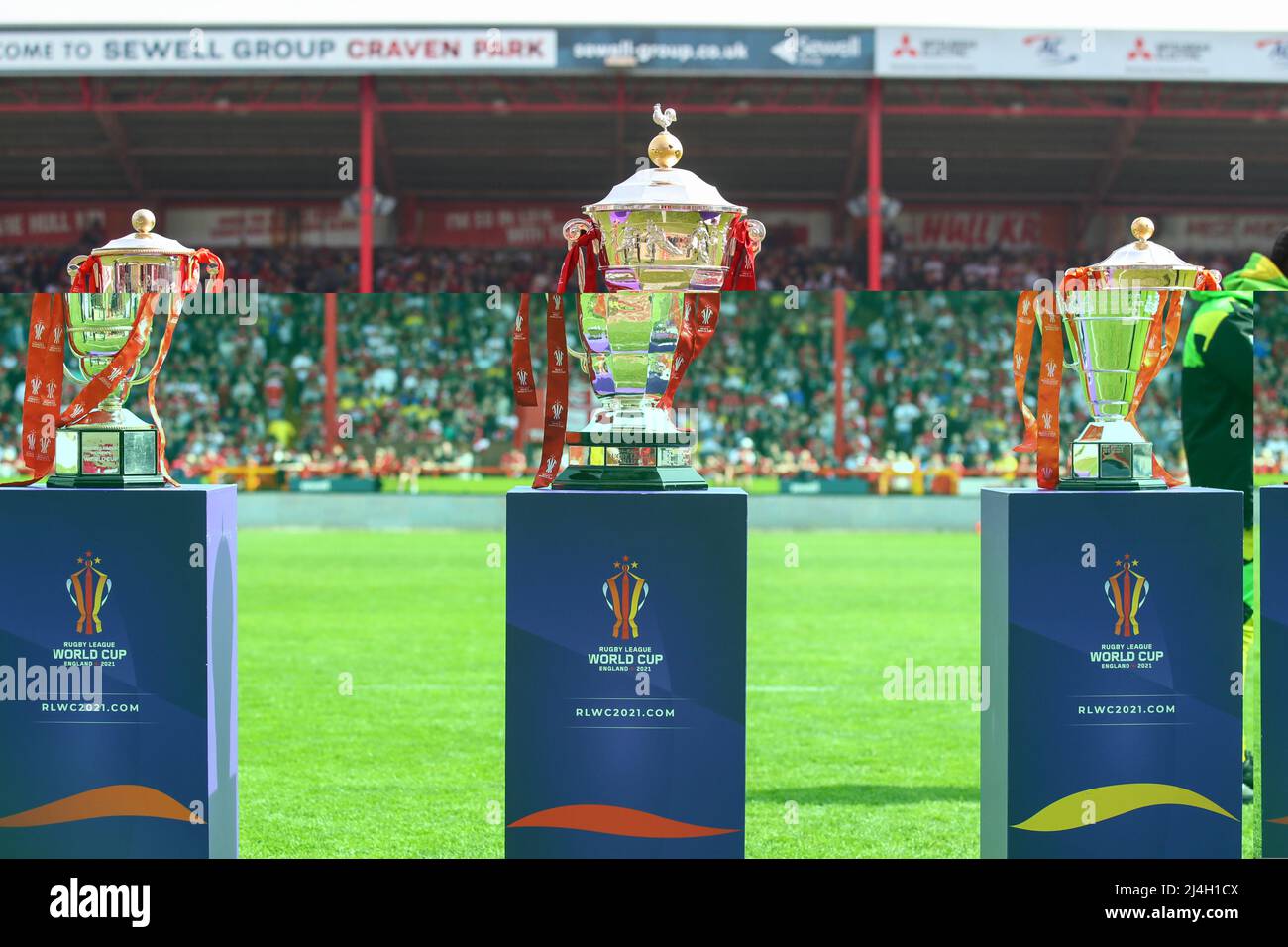 World cup trophies rugby league hi-res stock photography and images - Alamy