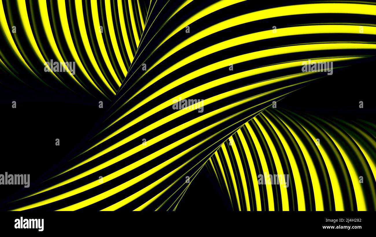 Bright yellow abstraction.Design. Bright yellow stripes together with ...