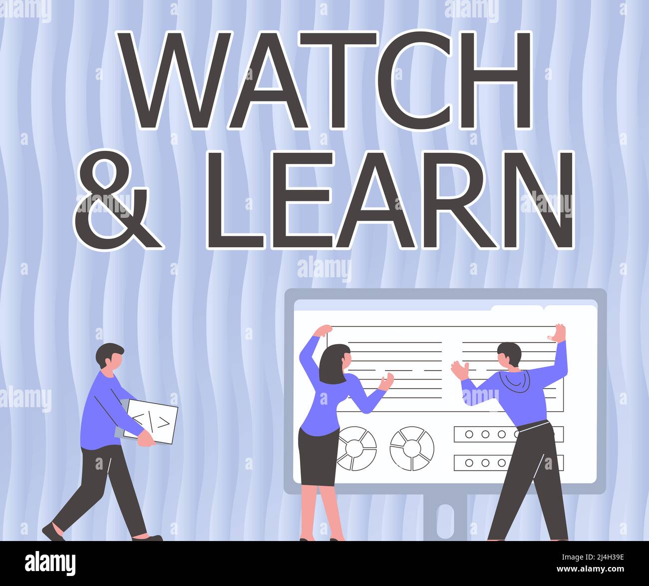 Conceptual display Watch And Learn. Word for Watch And Learn Colleagues ...