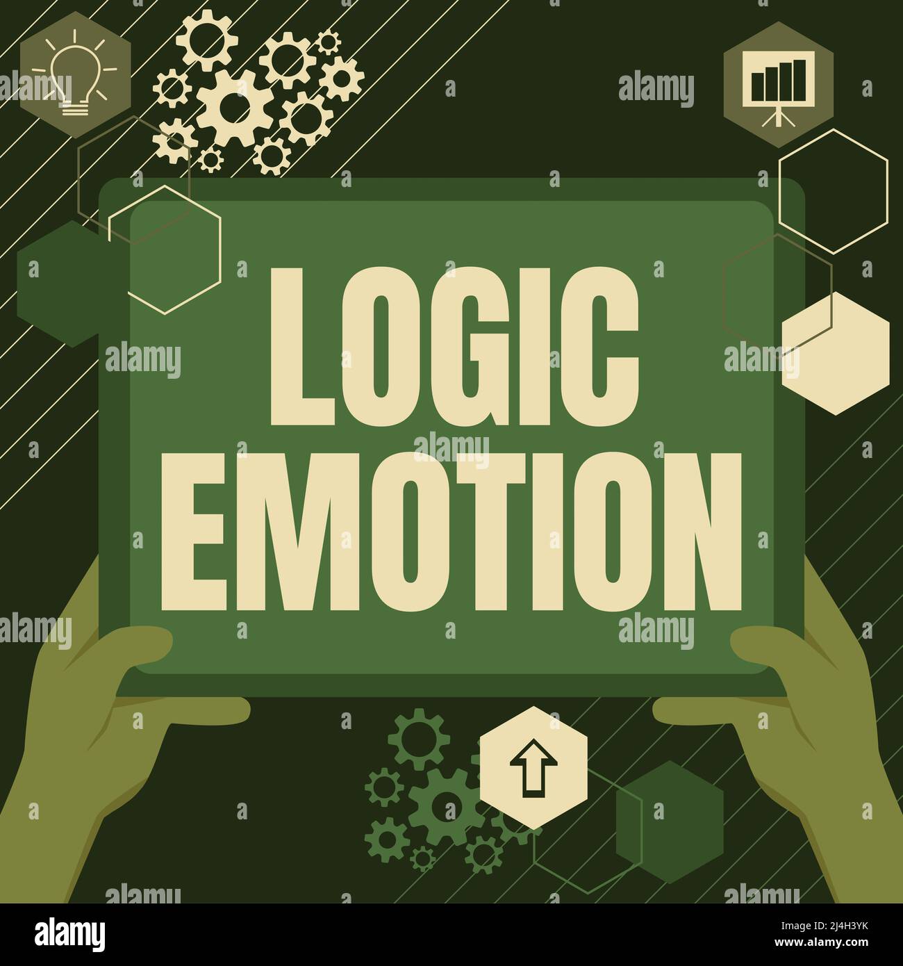 Sign displaying Logic Emotion. Concept meaning Unpleasant Feelings ...