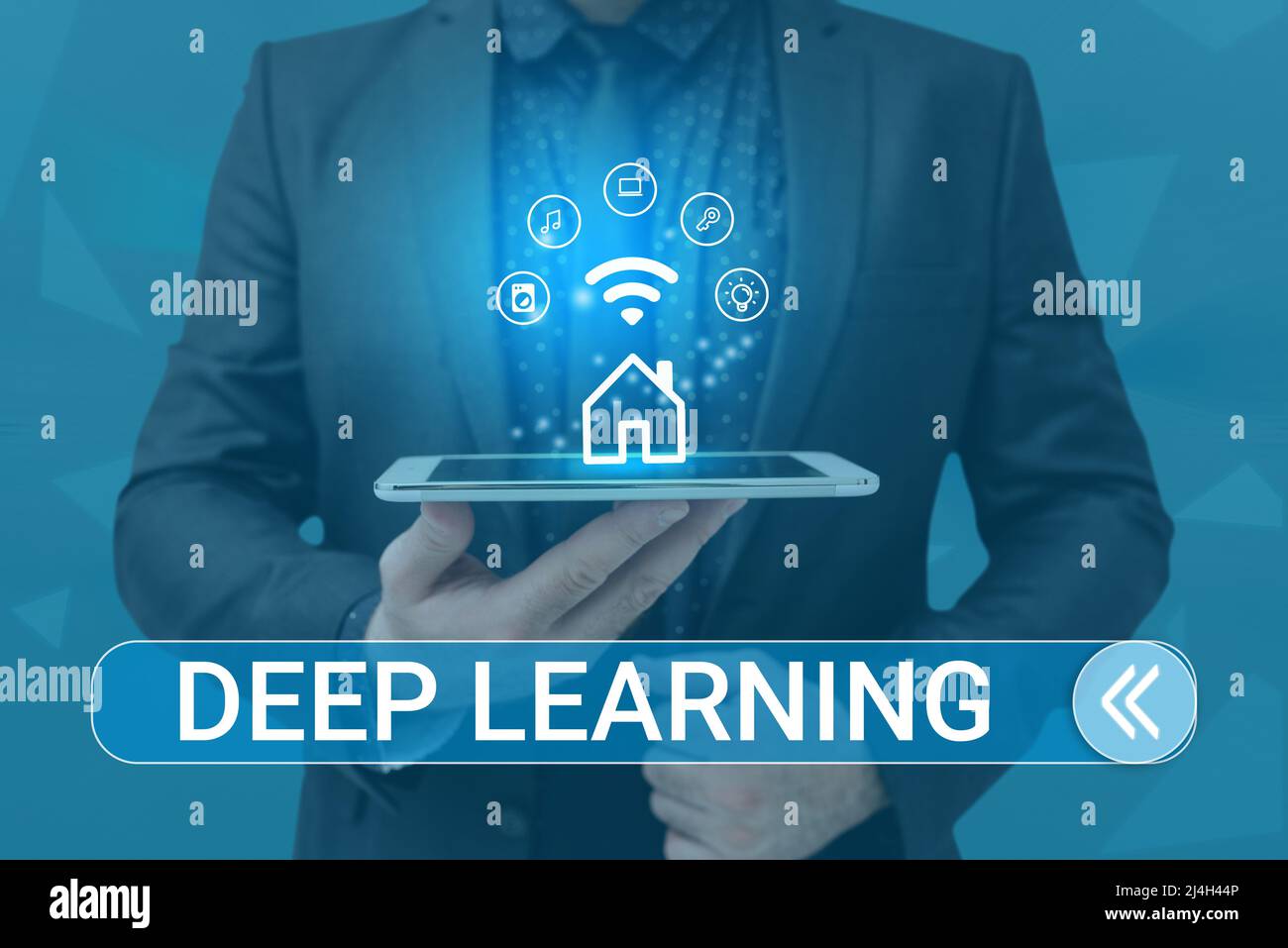 Sign displaying Deep Learning. Word for Hierarchical Abstractions ...