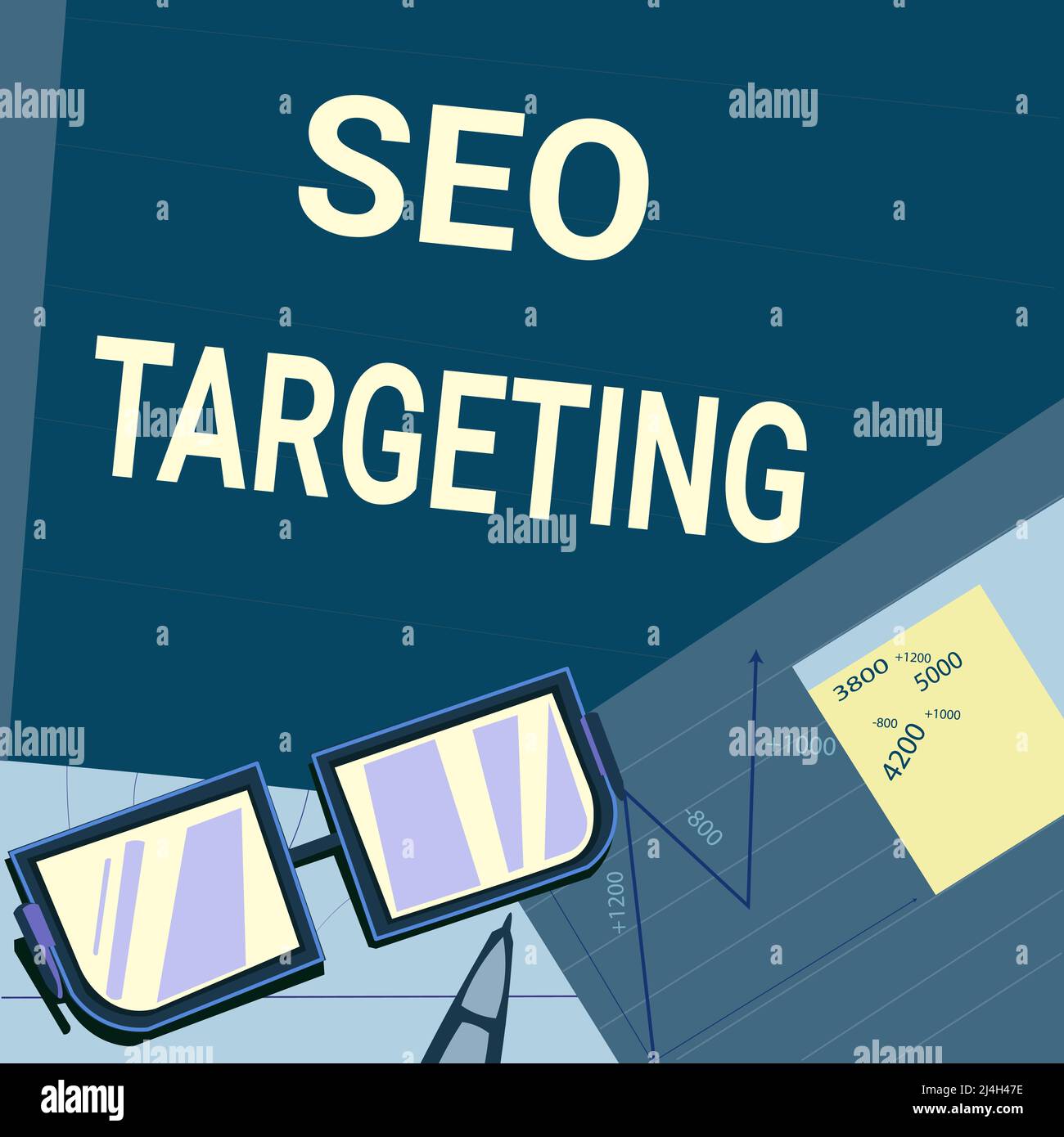Hand writing sign Seo Targeting. Internet Concept Specific Keywords for ...