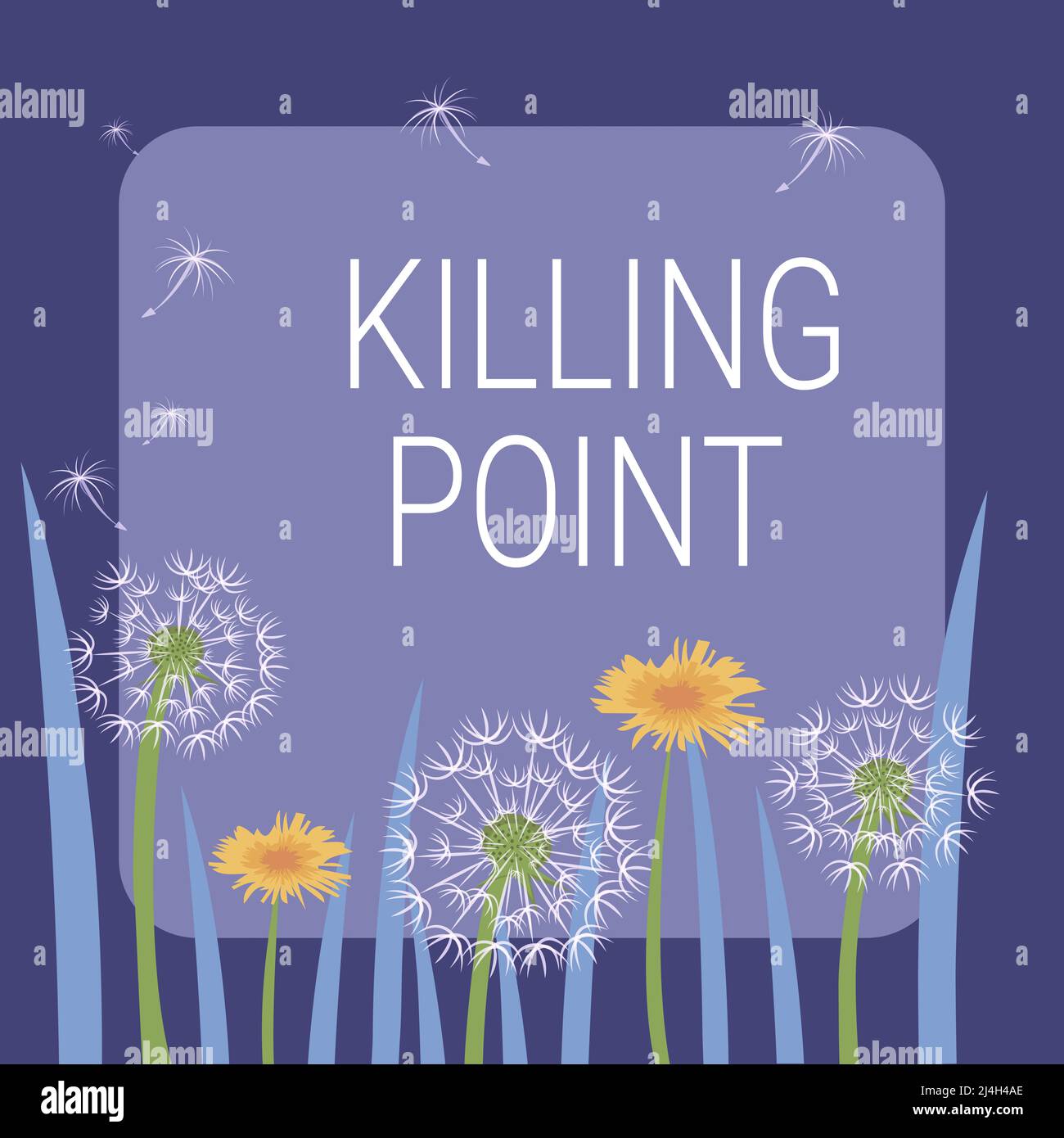 Handwriting text Killing Point. Concept meaning Phase End Review Stage ...
