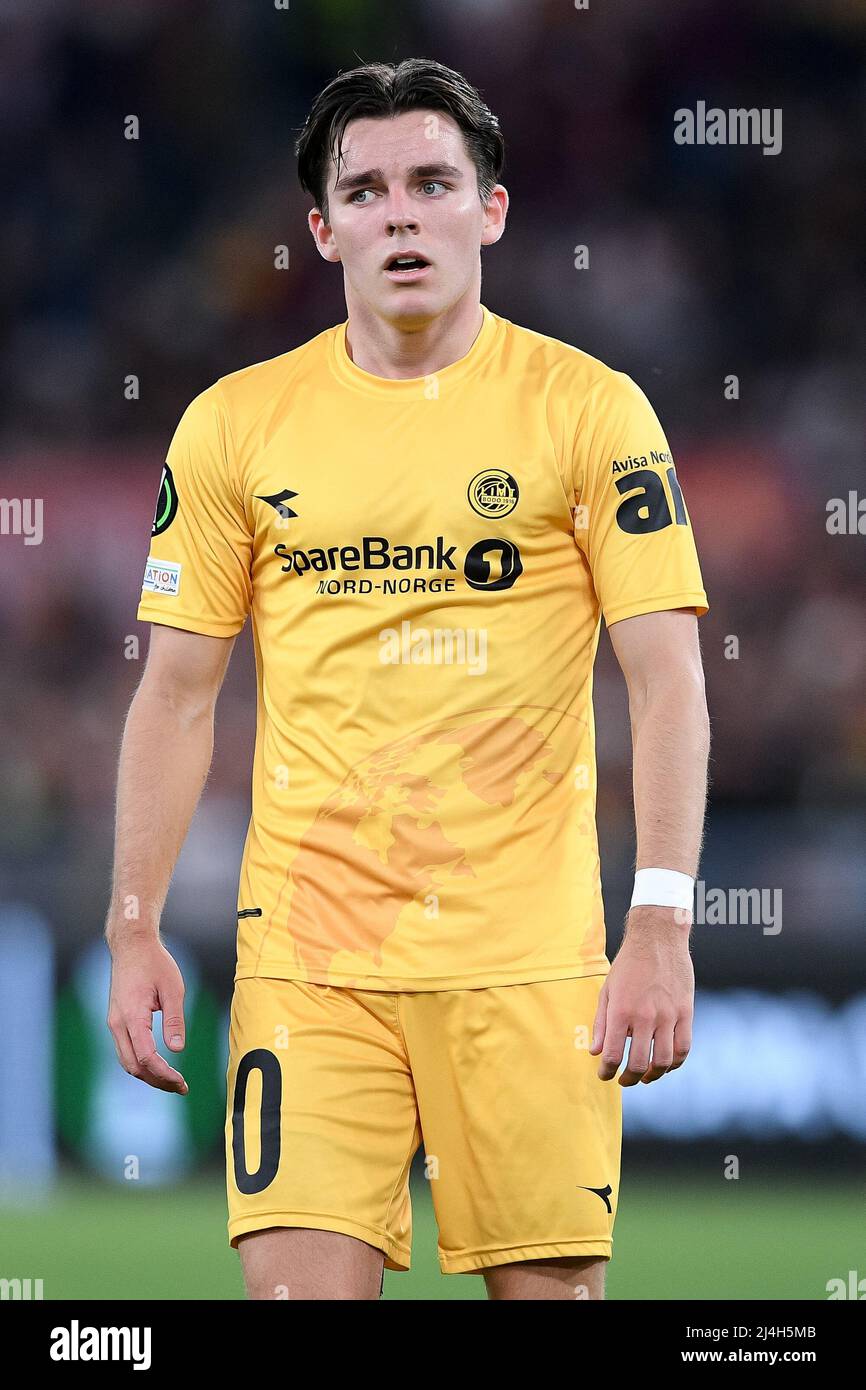 Hugo Vetlesen of Bodo/Glimt looks on during the UEFA Conference League ...