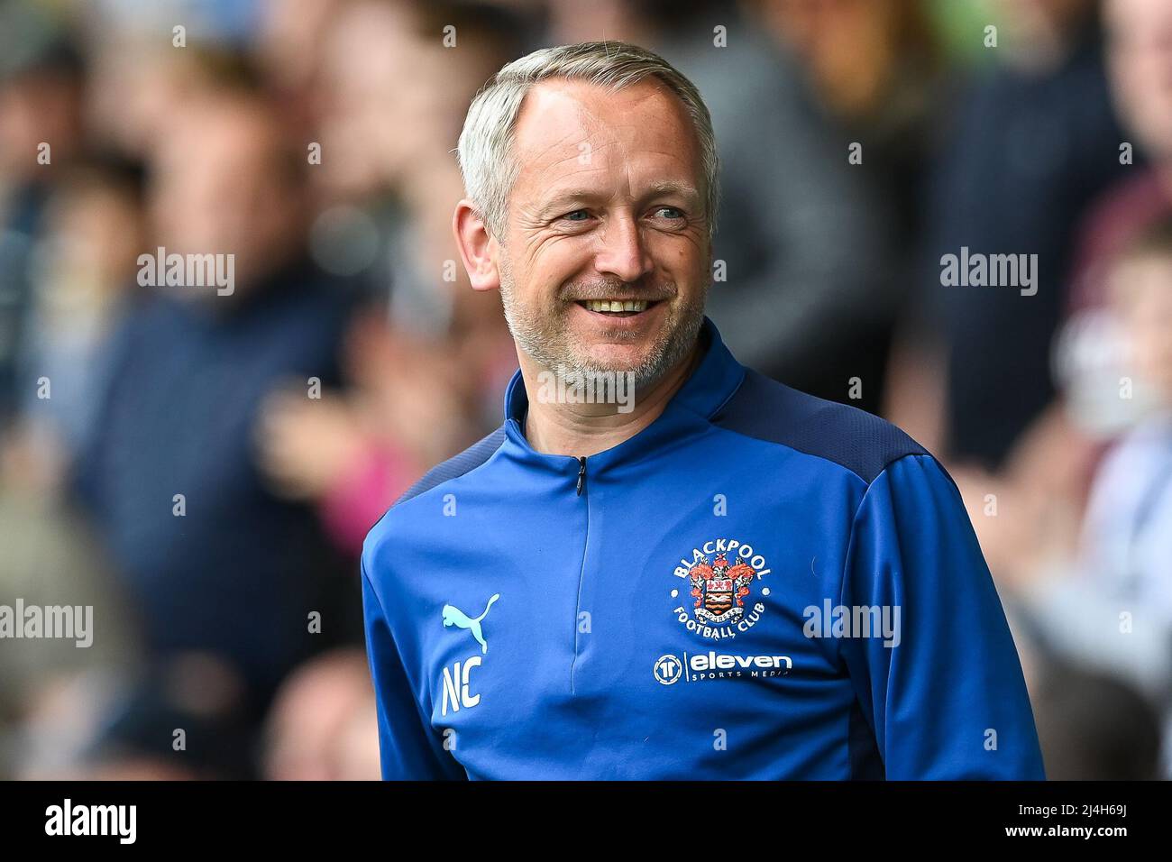 Neil Critchley manager of Blackpool before the game Stock Photo - Alamy
