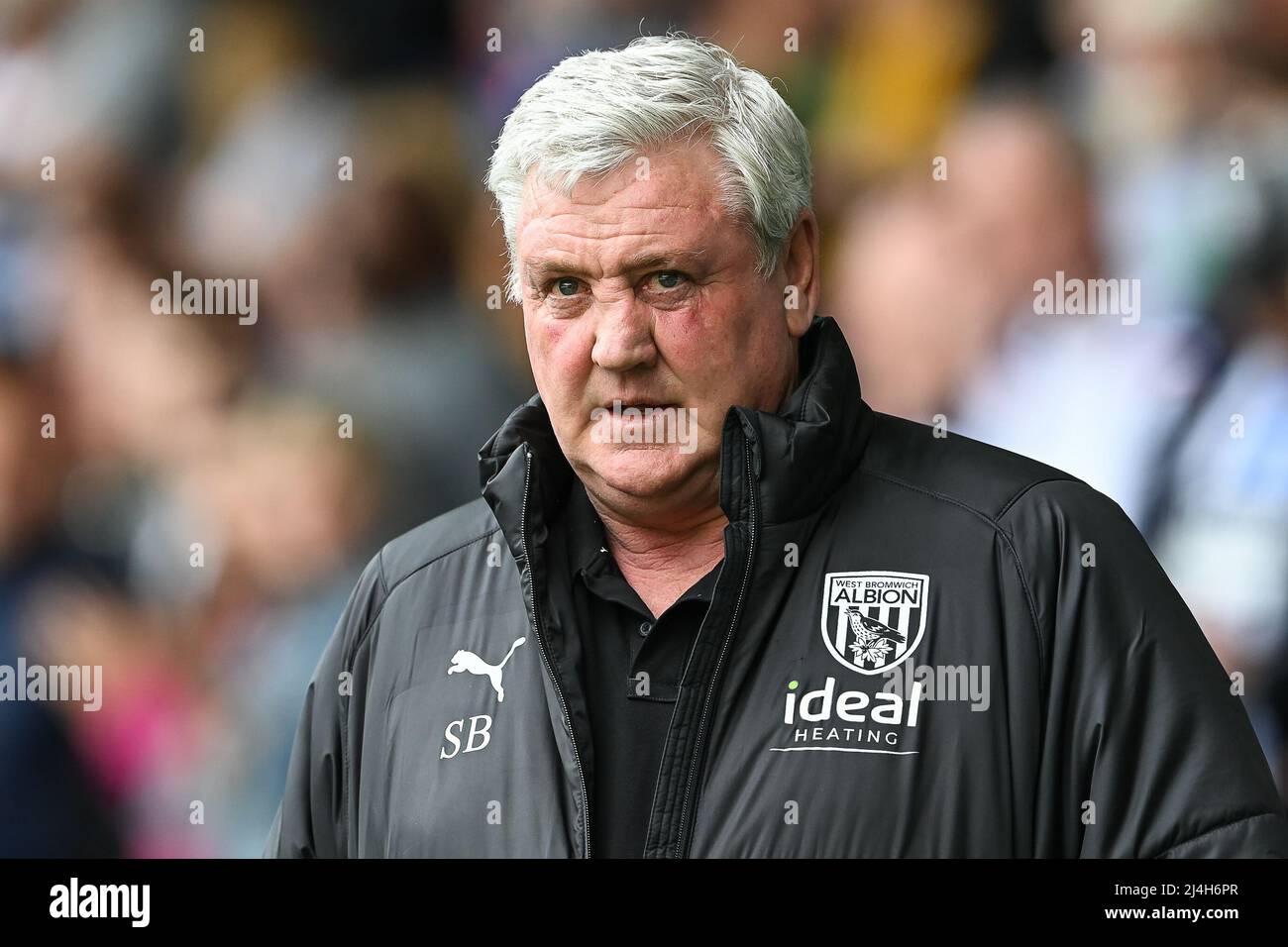 Steve Bruce manager of West Bromwich Albion before the game in, on 4/15 ...