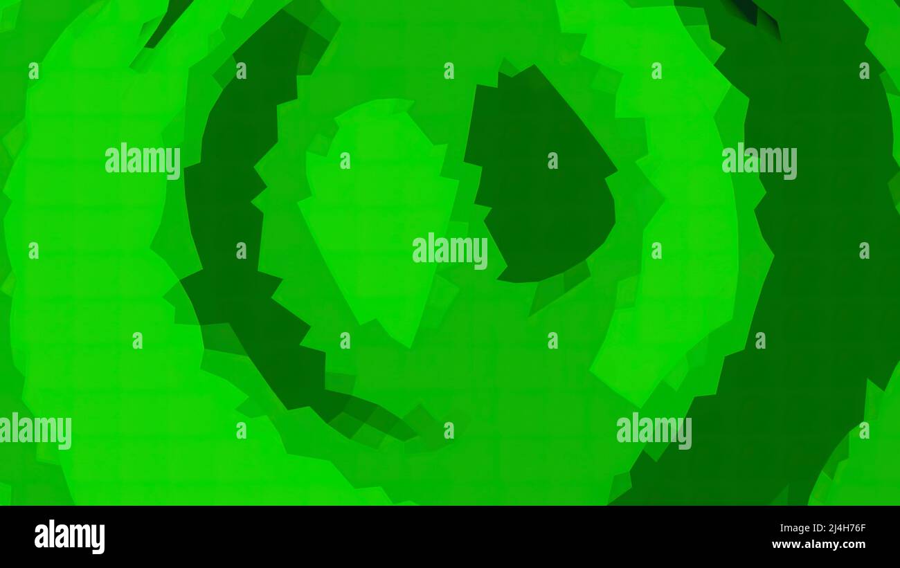 Blurred spreading waves green background, seamless loop. Design ...