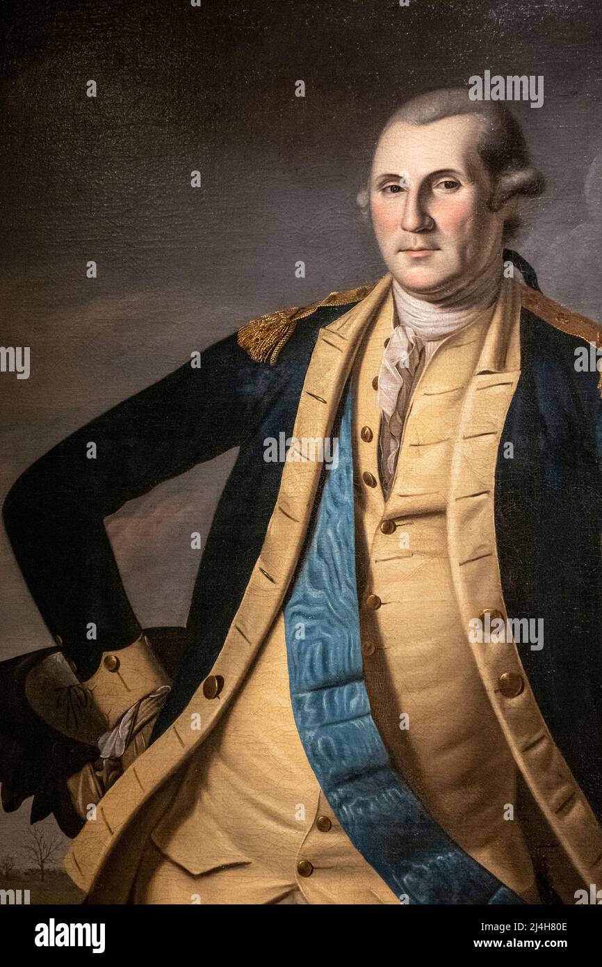 George washington at the battle of princeton hi-res stock photography ...