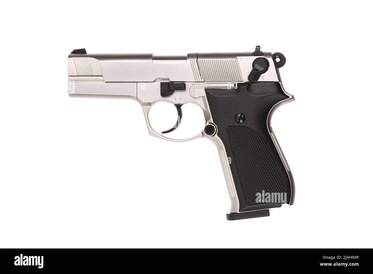 Air gun. Modern pneumatic weapon for air soft, sports and entertainment ...