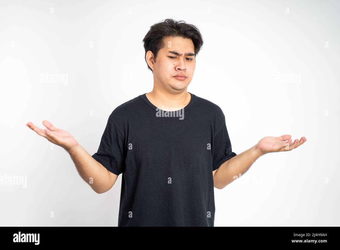 Adult hand up questioning hi-res stock photography and images - Alamy
