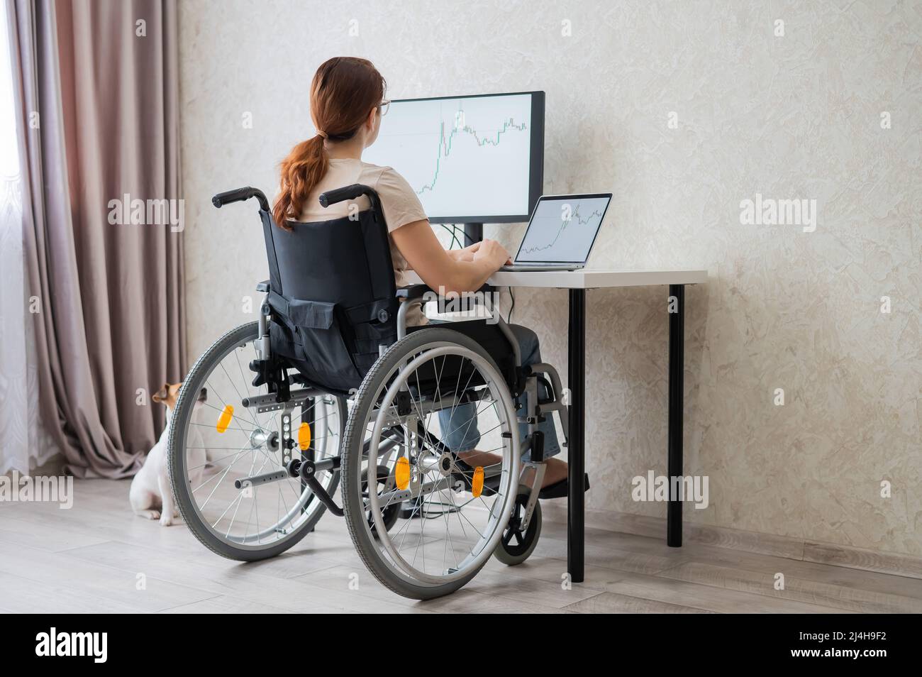 Computer coding wheelchair hi-res stock photography and images - Alamy