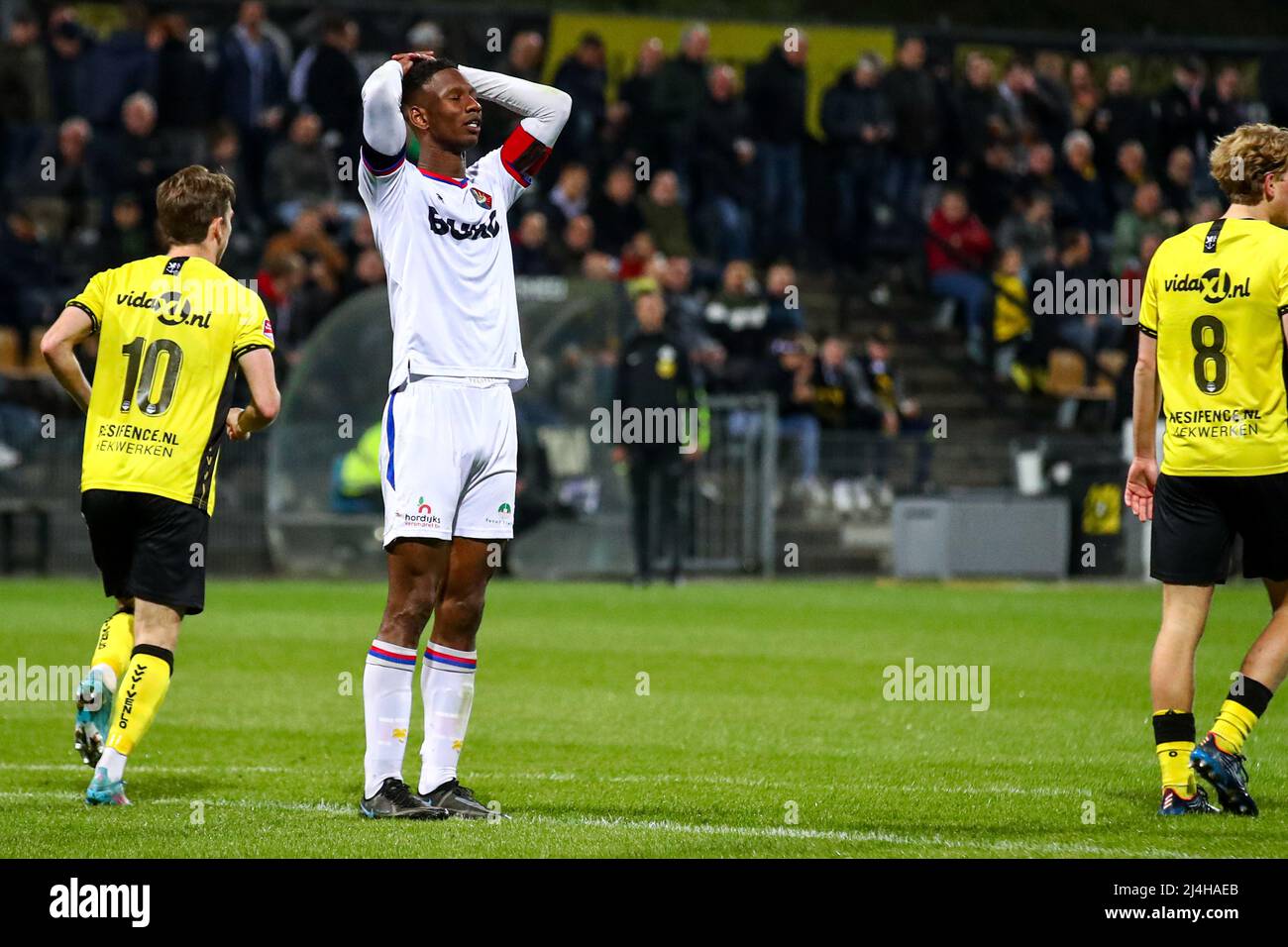 VENLO, NETHERLANDS - APRIL 15: Glynor Plet of SC Telstar during the ...