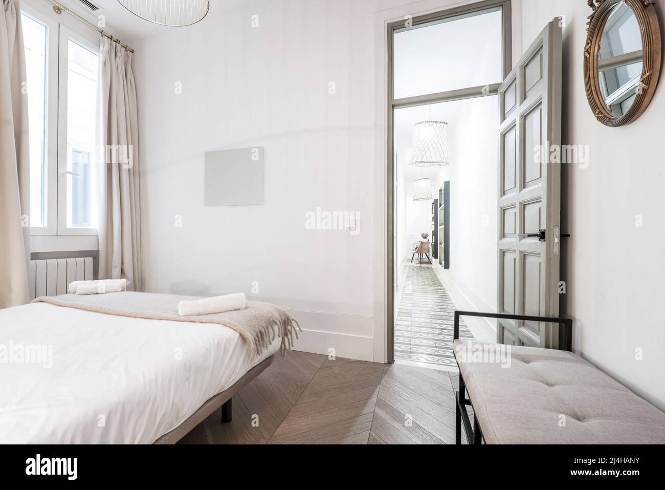 Corridor bedroom interior house hi-res stock photography and images - Alamy