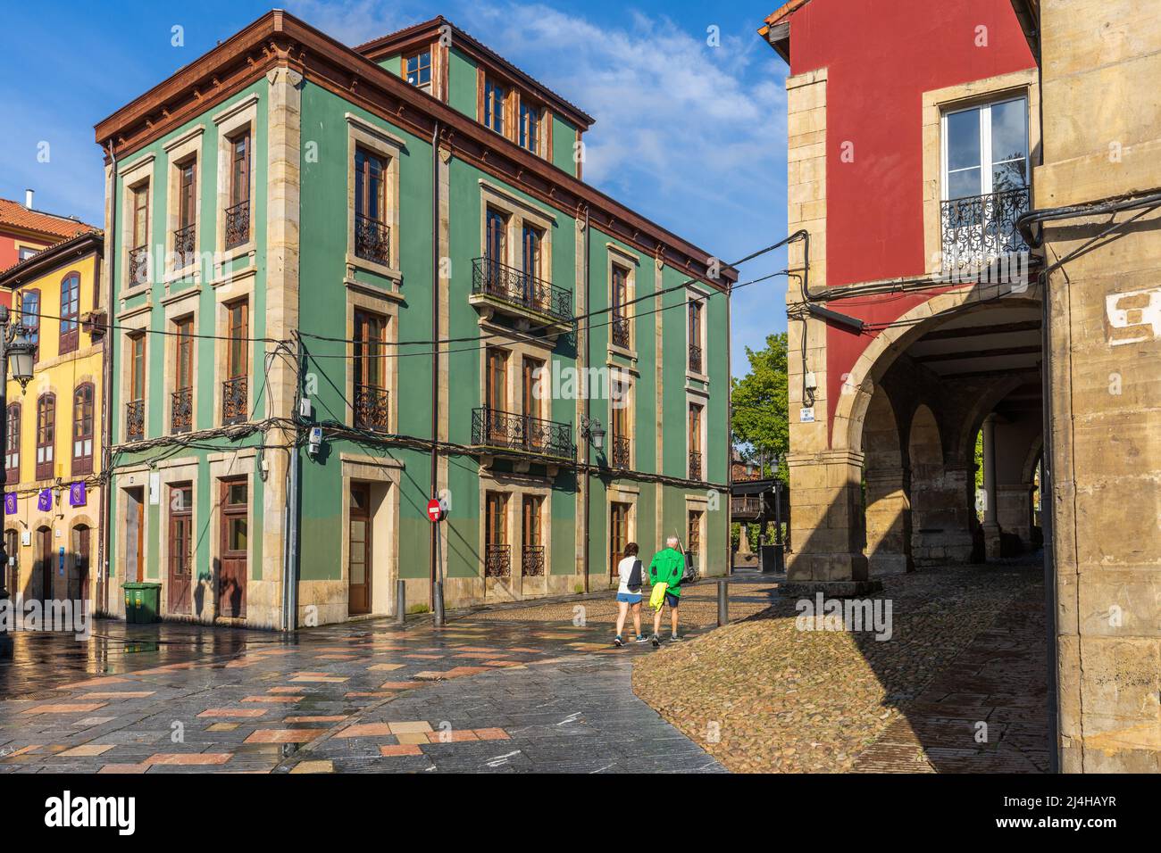 Galiana street in aviles hi-res stock photography and images - Alamy