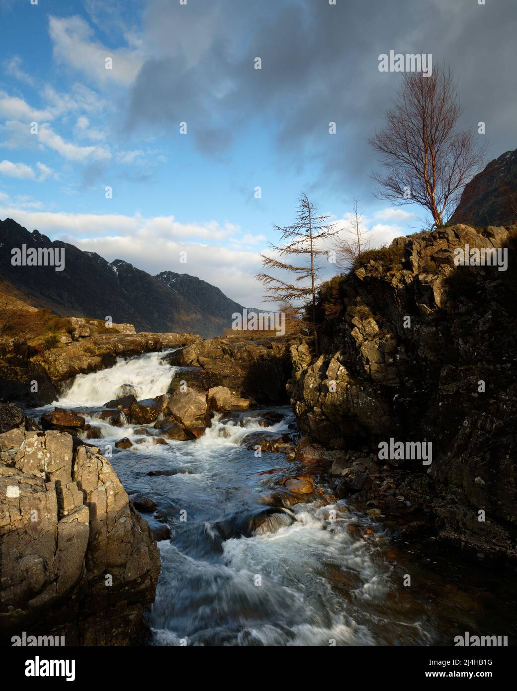 Glencoe river rapids hi-res stock photography and images - Alamy