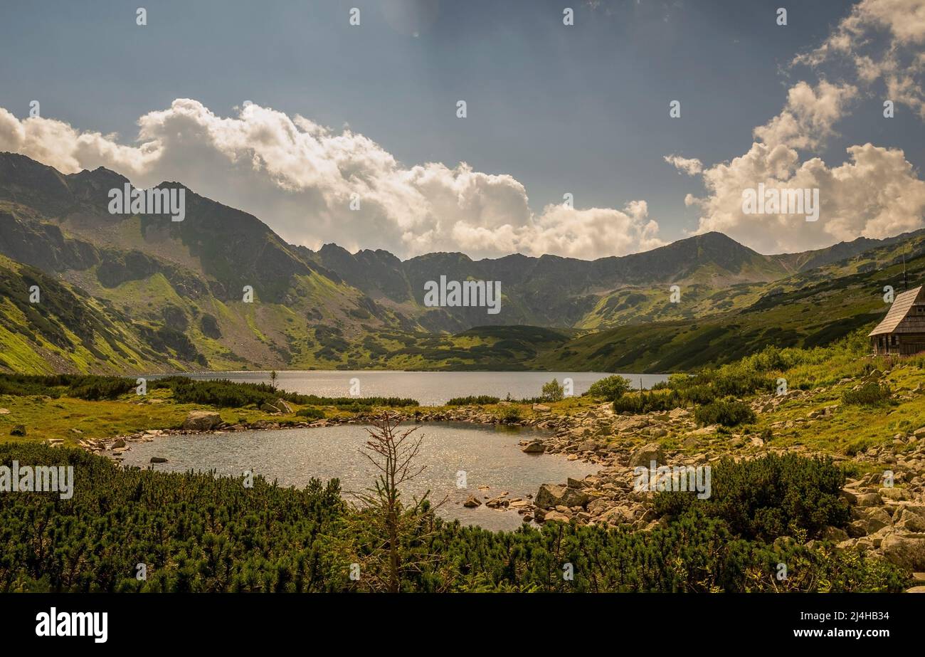 Valley of five ponds in the Tatra Mountains Zakopane Poland Stock Photo ...