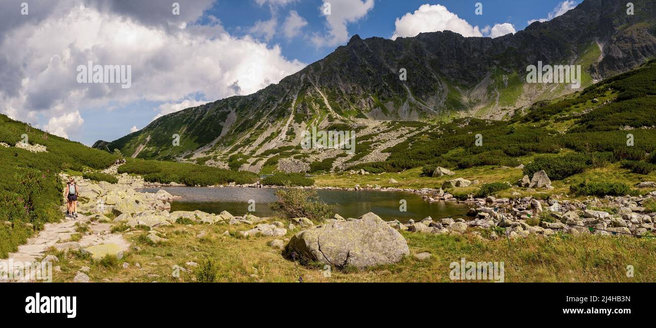 Valley of five ponds in the Tatra Mountains Zakopane Poland Stock Photo ...