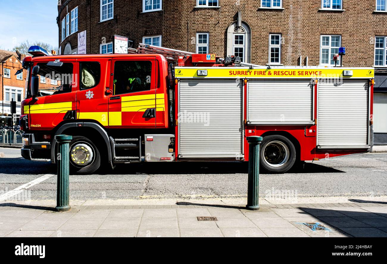 Travel on a fire engine hi-res stock photography and images - Alamy