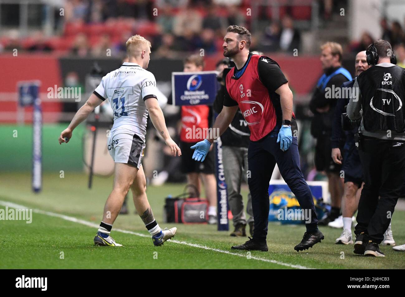 Bristol, UK. 15th April 2022, Ashton Gate Stadium, Bristol, South ...