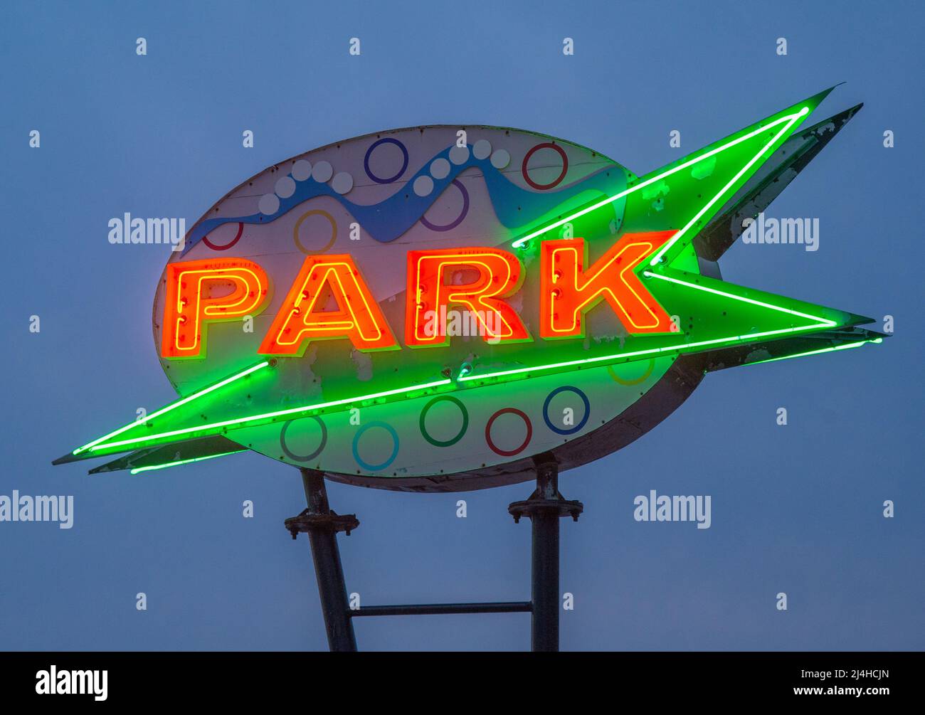 Wildwood, New Jersey neon sign Stock Photo - Alamy