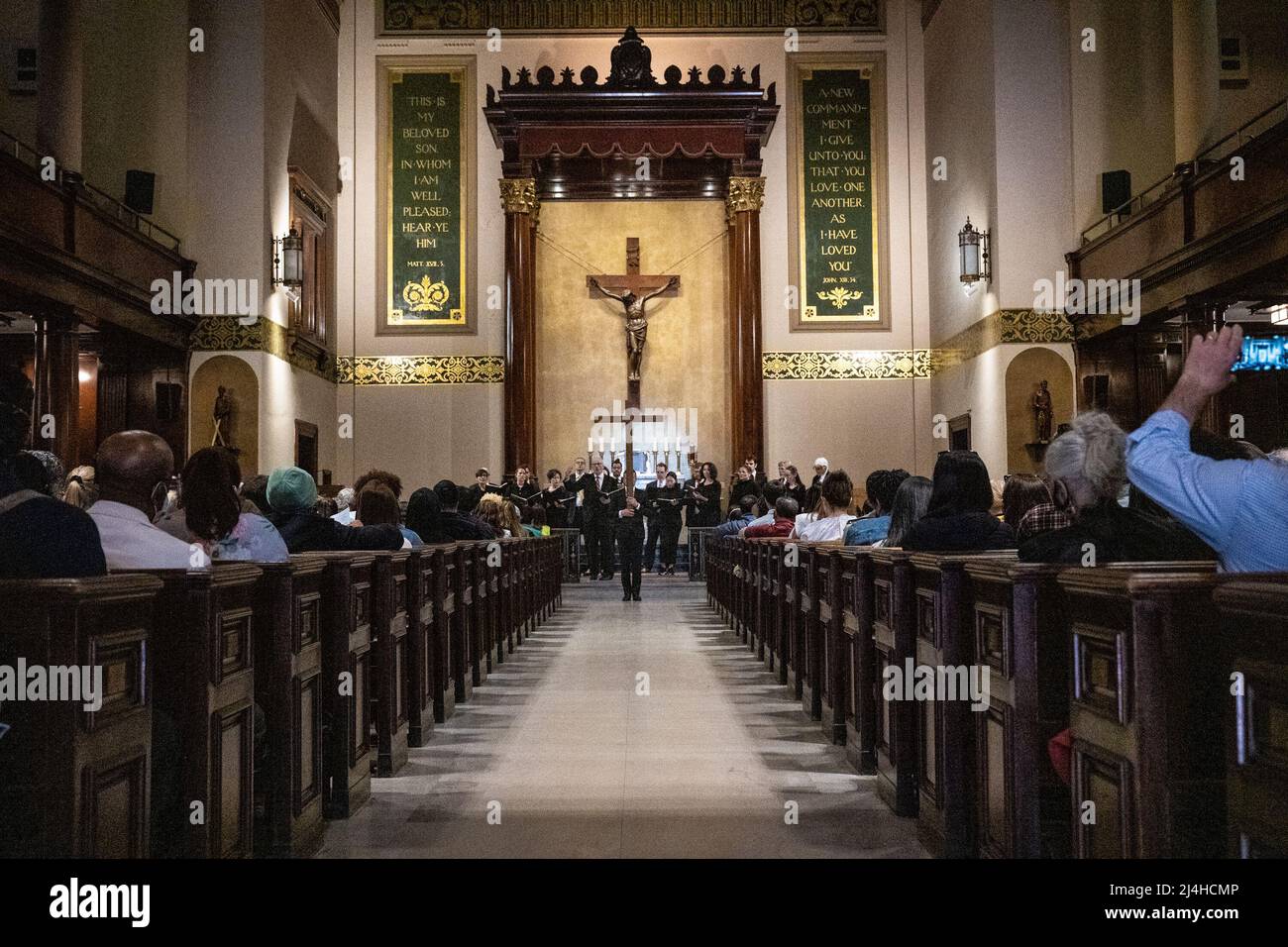 The Good Friday Way of the Cross procession commences at St. Andrew ...