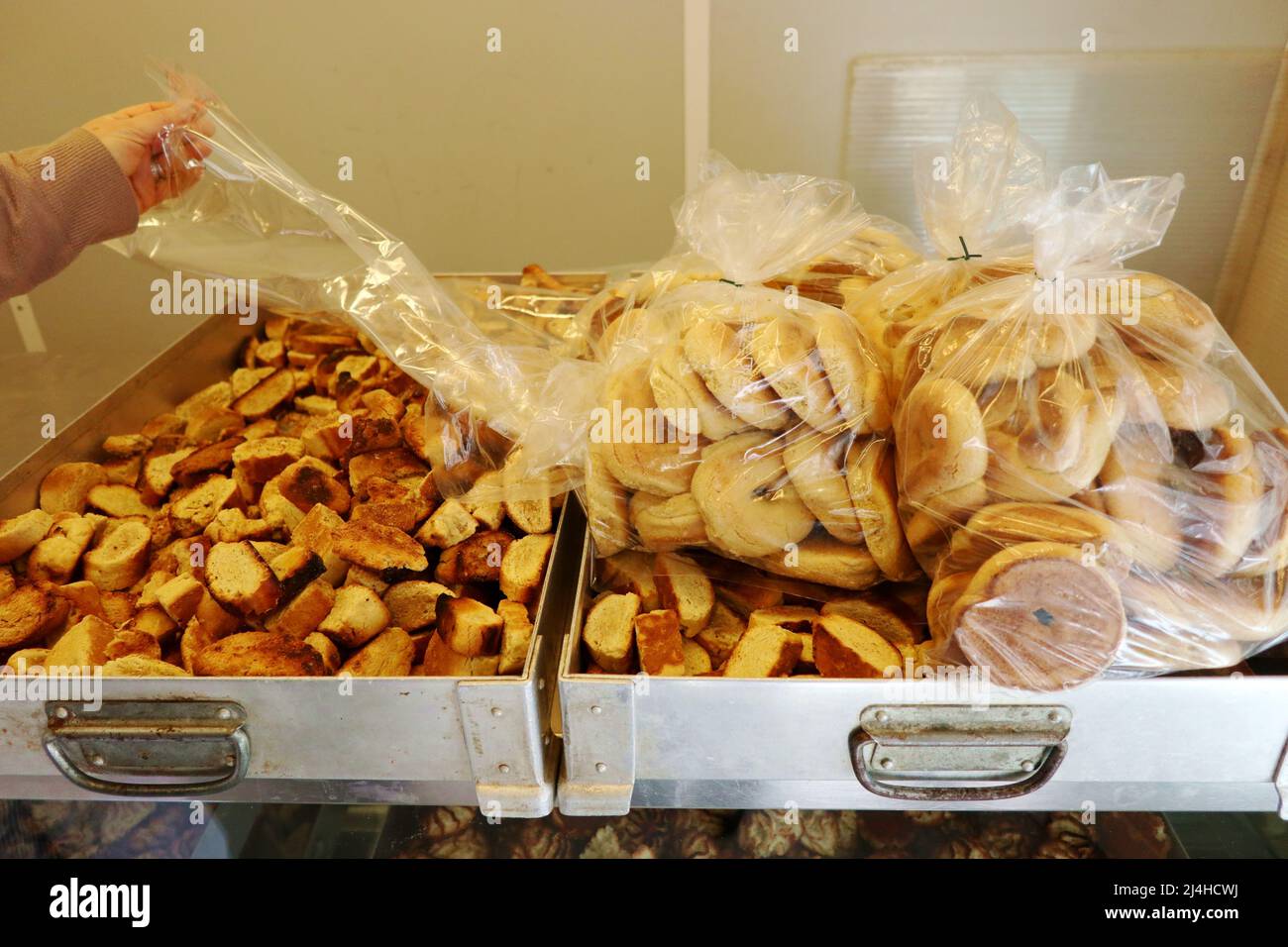 Roman Jewish sweets for Pesach Holiday seen in the Jewish Ghetto, Rome ...