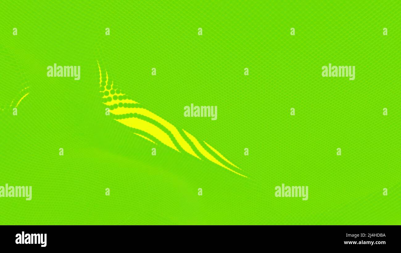 Colorful shapes and curved lines rotating together, seamless loop ...