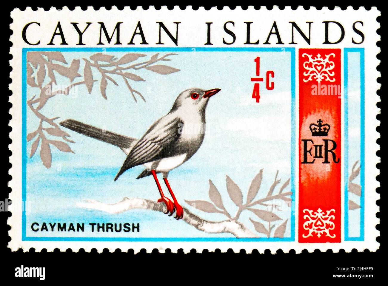 MOSCOW, RUSSIA - MARCH 27, 2022: Postage stamp printed in Cayman ...