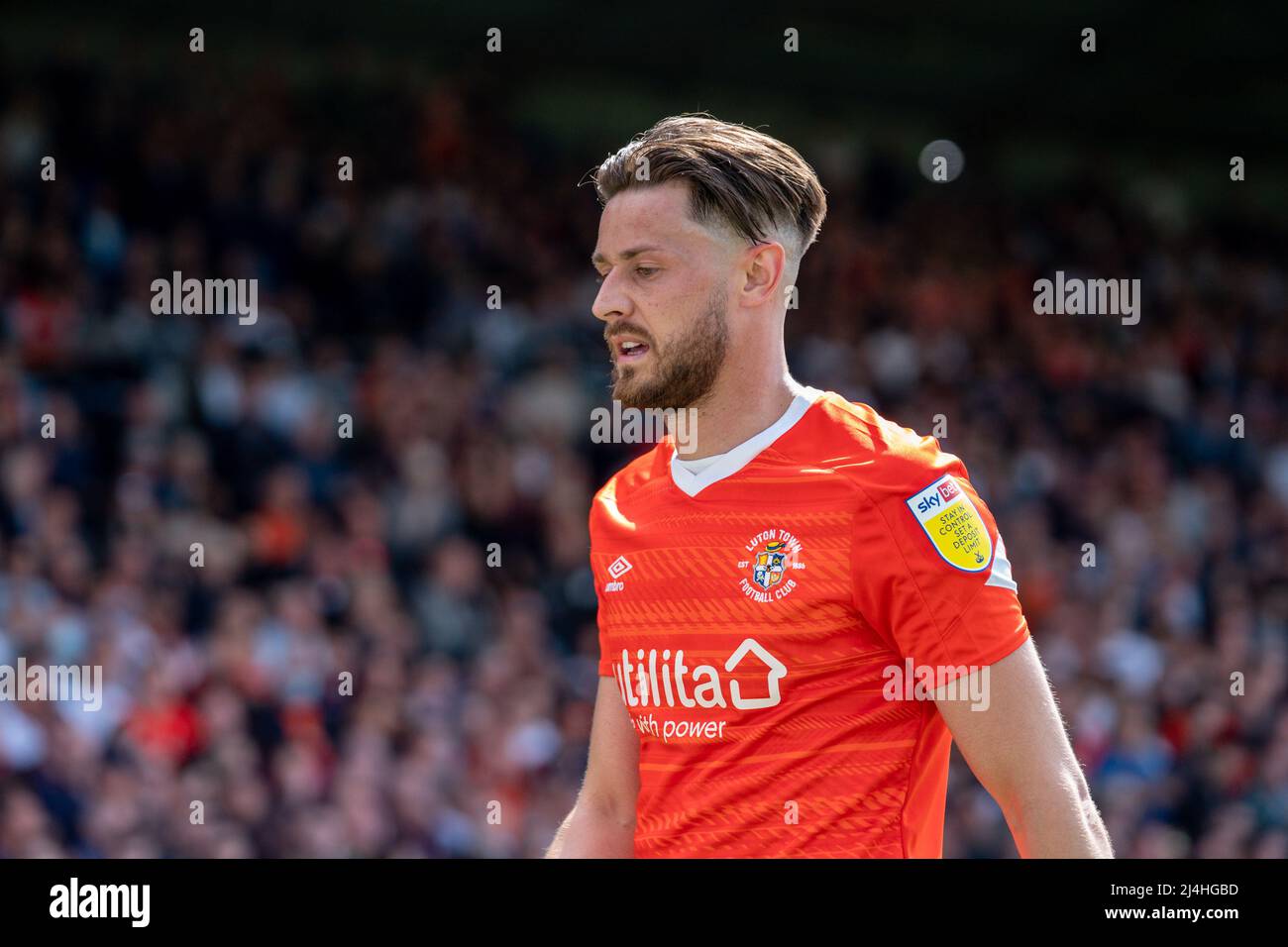 Luton, UK. 27th Mar, 2022. Harry Cornick #7 of Luton Town in Luton ...