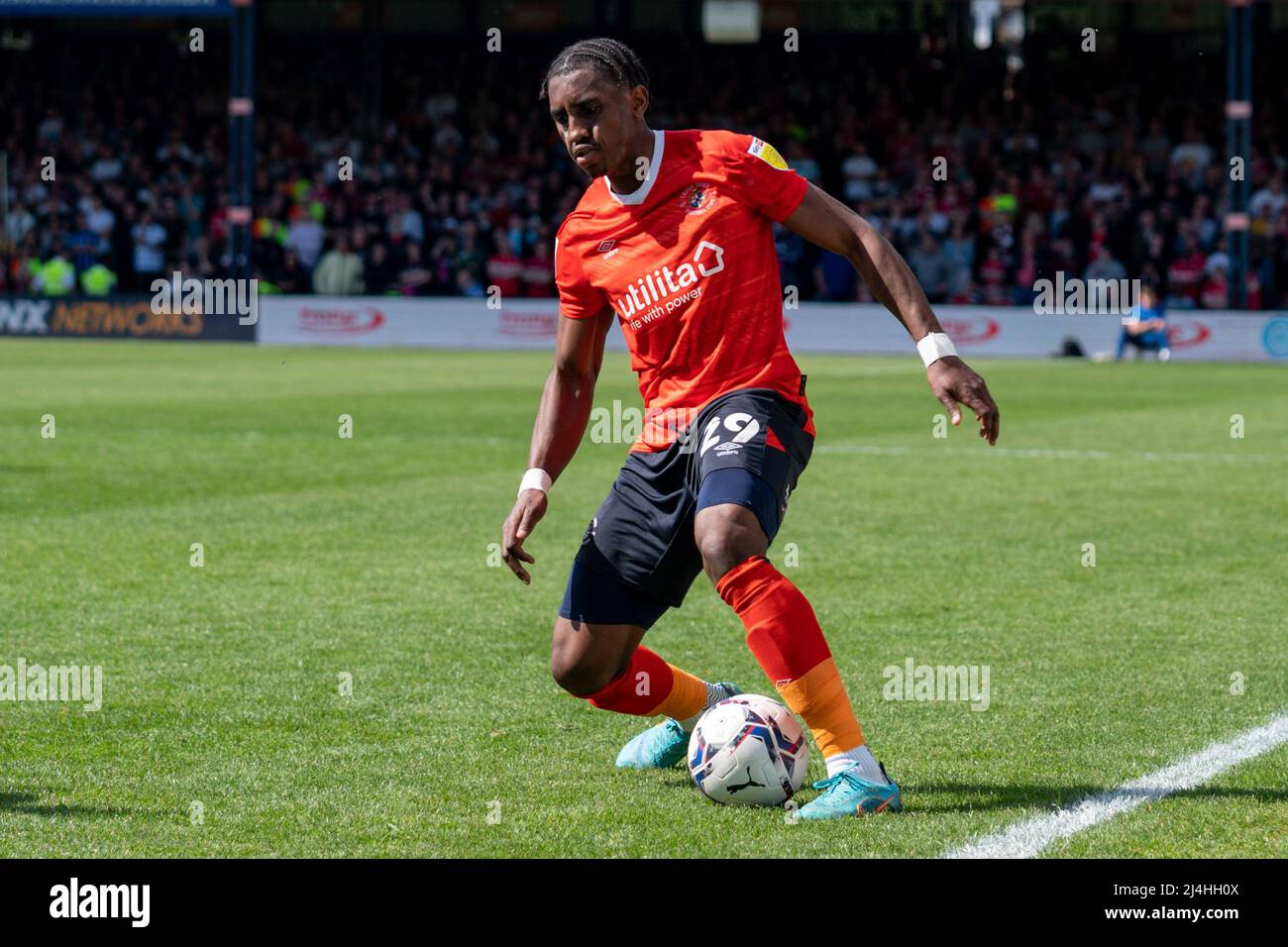 Amari’i Bell #29 of Luton Town in action during the game Stock Photo ...