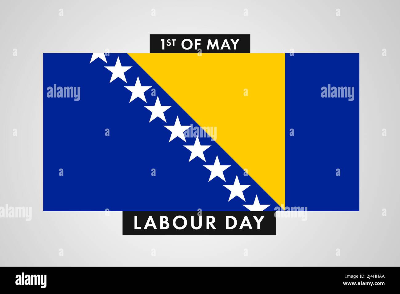 Bosnia Labor Day. International World Workers Day of Bosnia background, banner or poster Stock ...