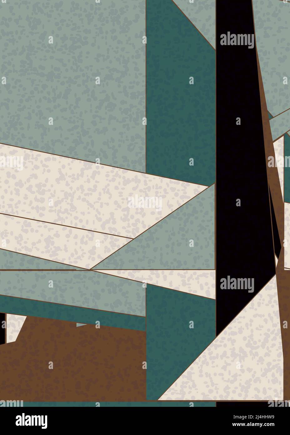 Piet Mondrian Style Computational Generative Art background ...