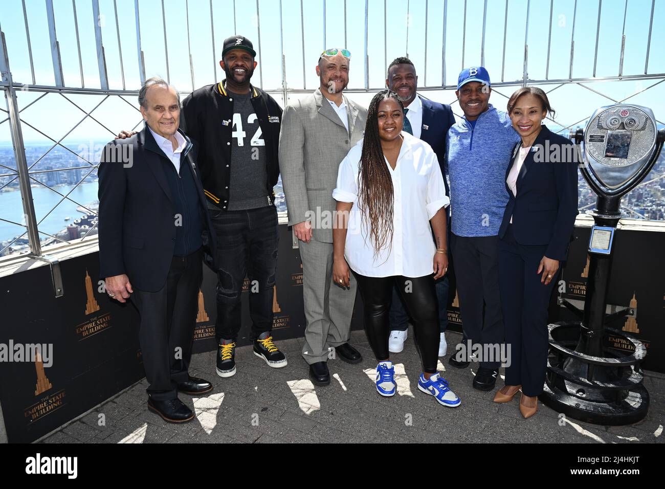 Joe Torre, CC Sabathia, Butch Huskey, Meta Robinson, Ken Griffey Jr ...