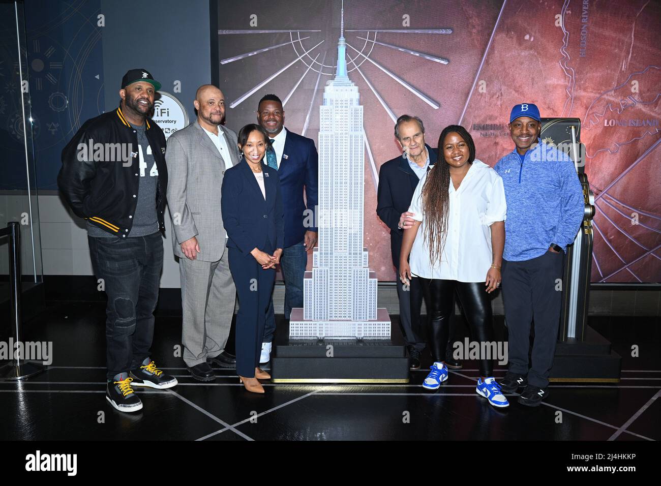 CC Sabathia, Butch Huskey, April Brown, Ken Griffey Jr., Joe Torre ...