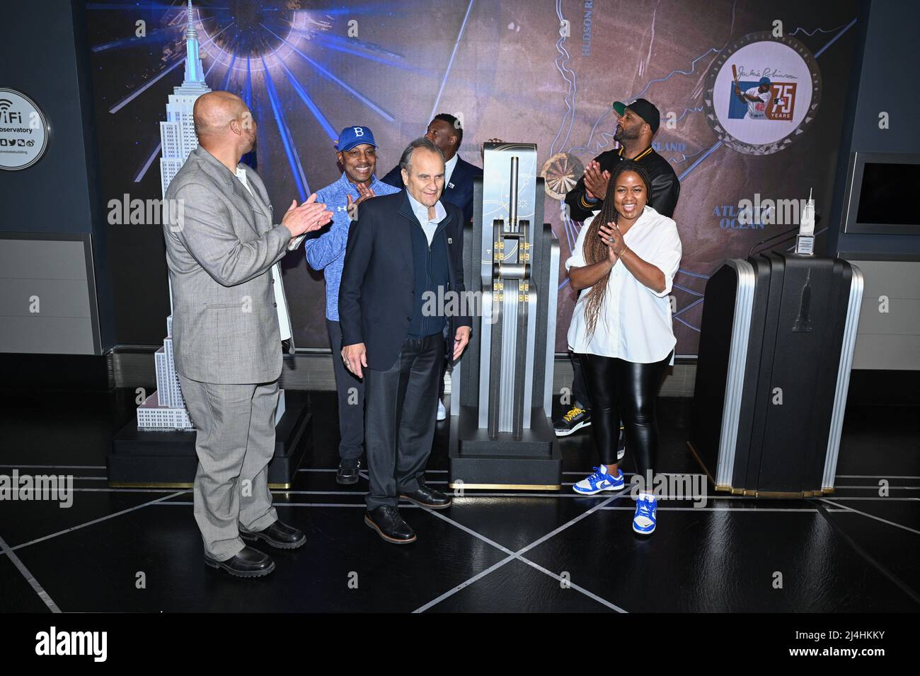 Butch Huskey, Willie Randolph, Joe Torre, Ken Griffey Jr. and Meta ...