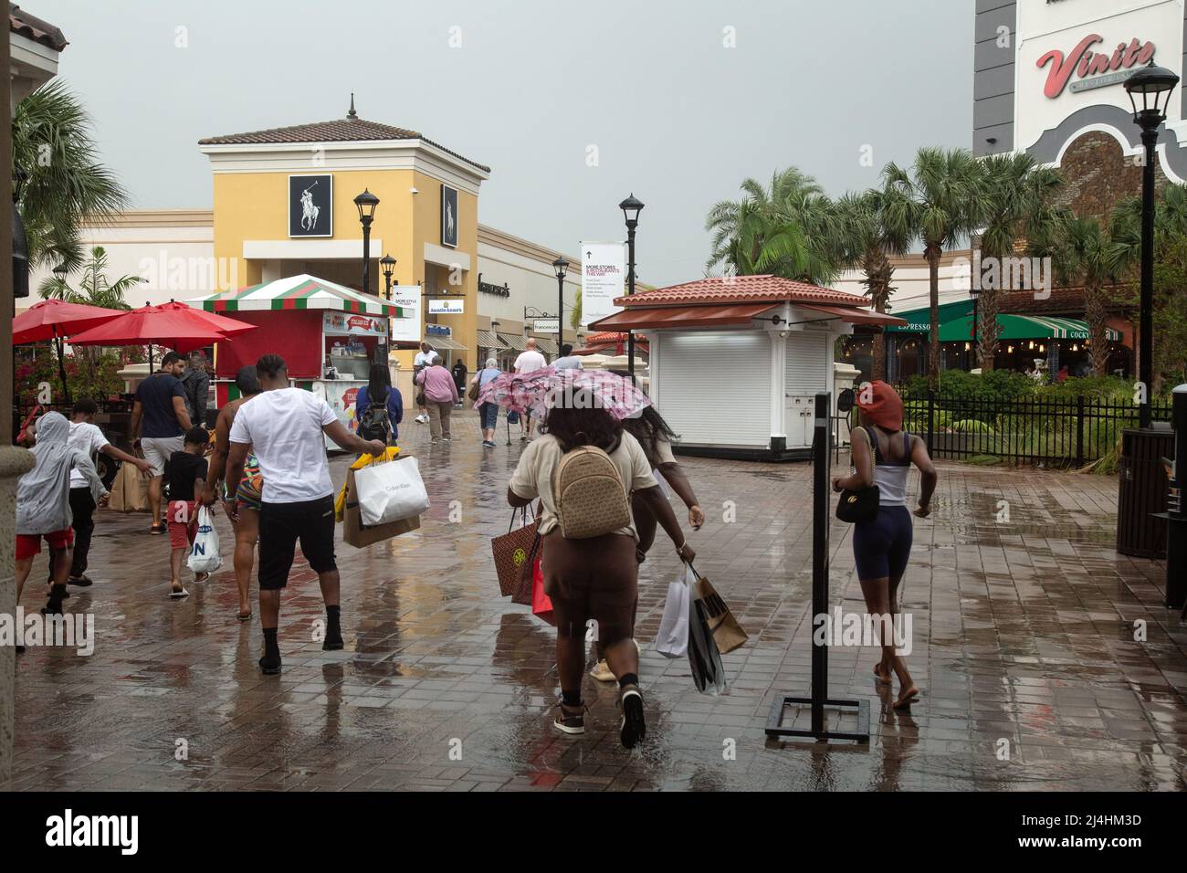 Premium Outlets Mall, Orlando Florida, USA, March 24th 2022, Shopping ...