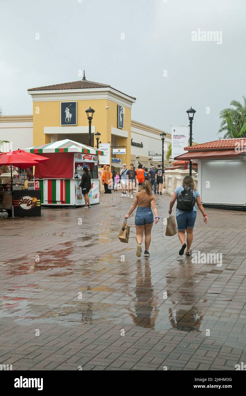 Premium Outlets Mall, Orlando Florida, USA, March 24th 2022, Shopping ...