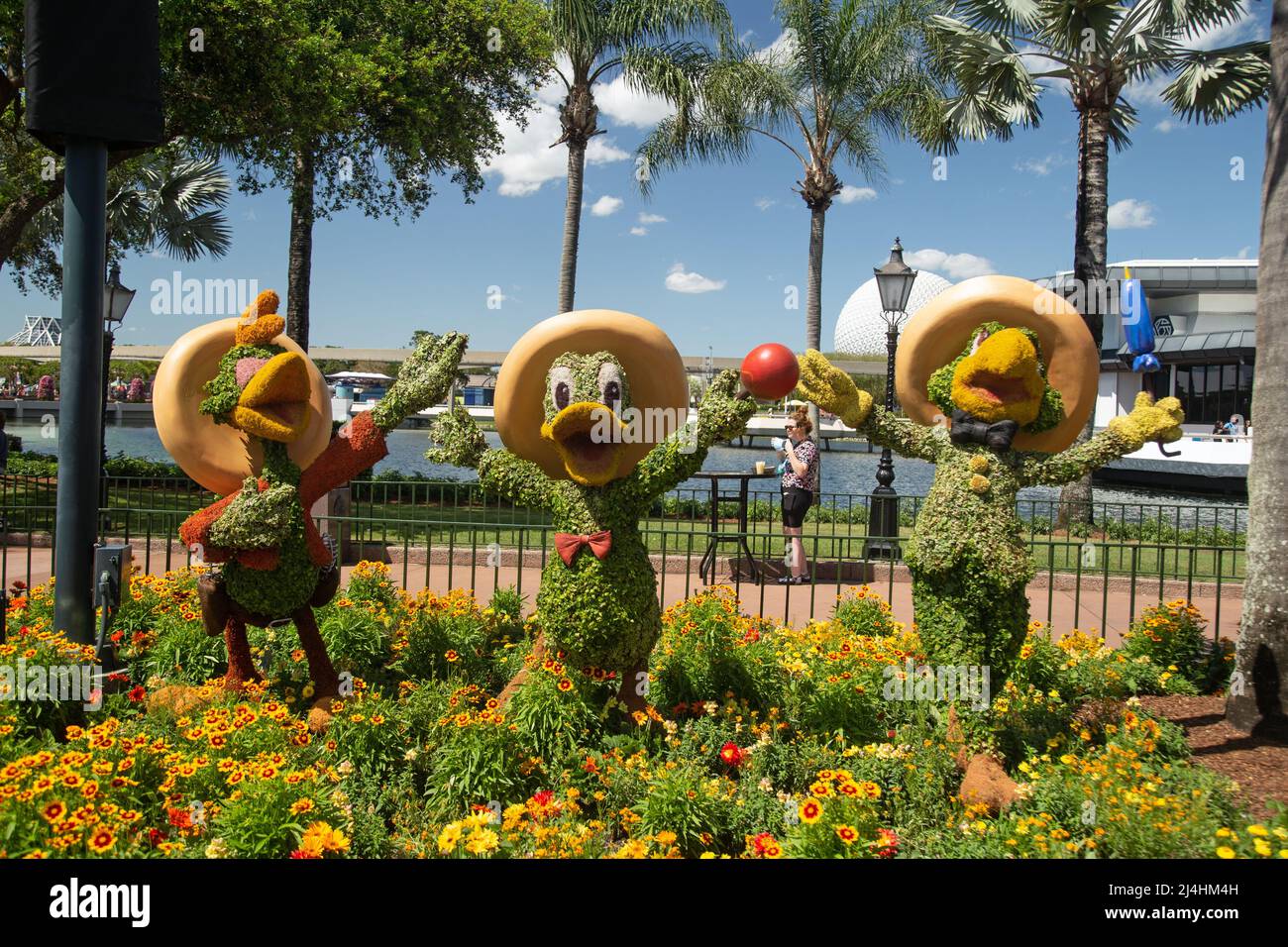 Epcot theme park, Orlando, Florida, USA, March 25th 2022, art ...