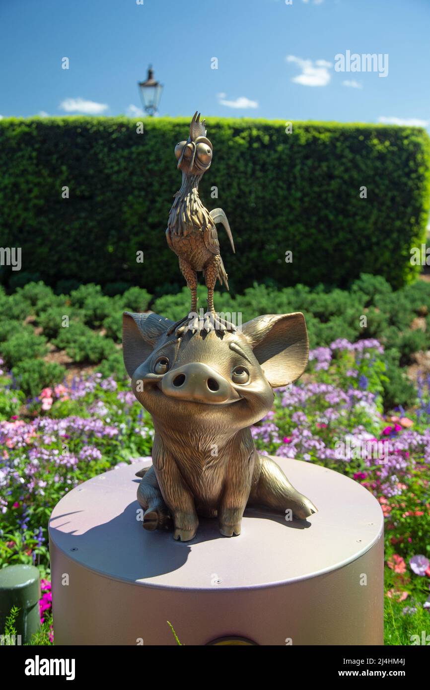 Epcot theme park, Orlando, Florida, USA, March 25th 2022, art ...