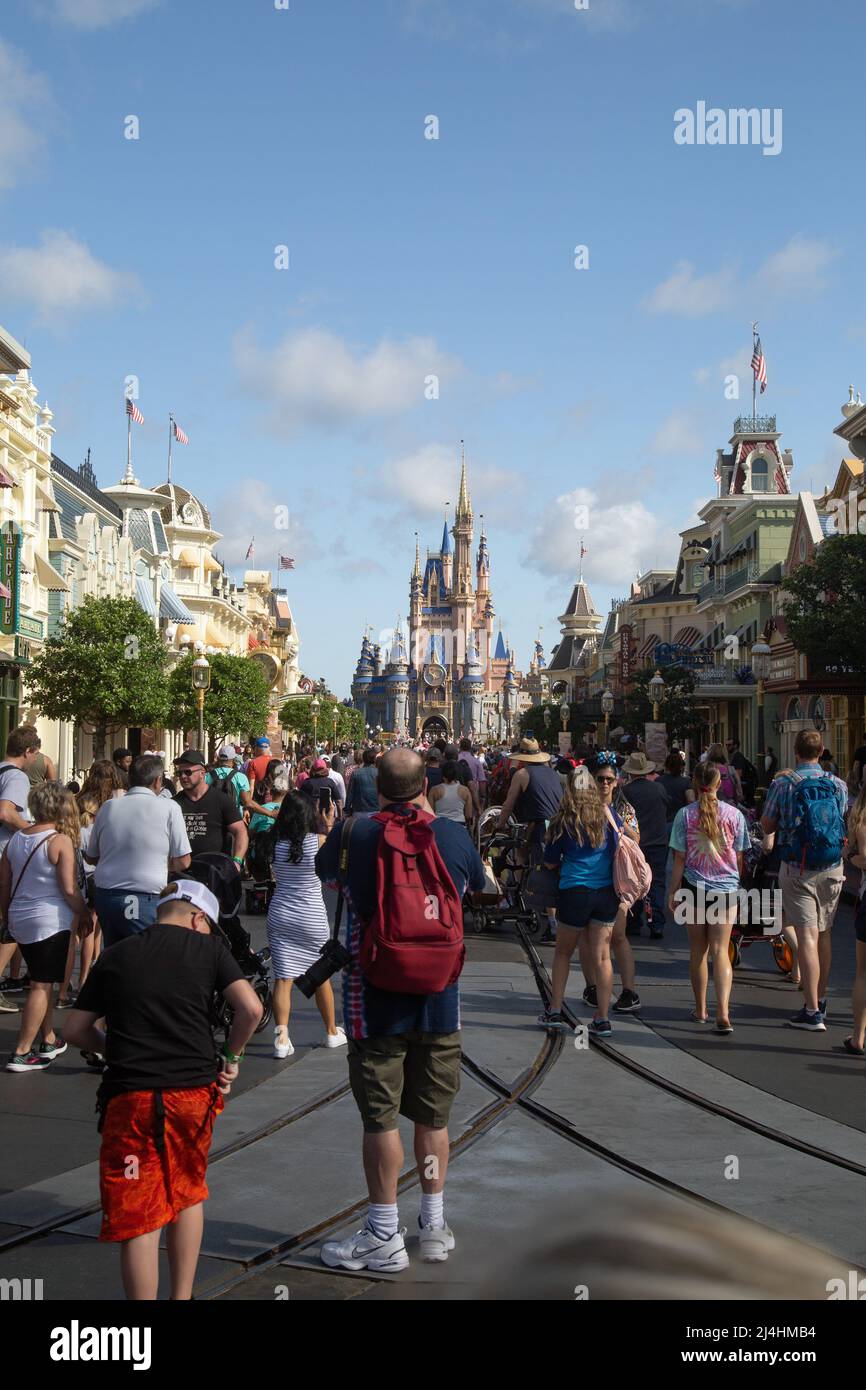 Magic Kingdom theme park, Orlando, Florida, USA, March 28th 2022 ...