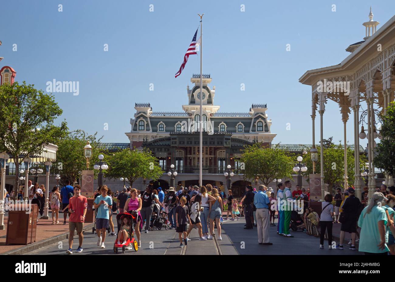Magic Kingdom theme park, Orlando, Florida, USA, March 28th 2022 ...