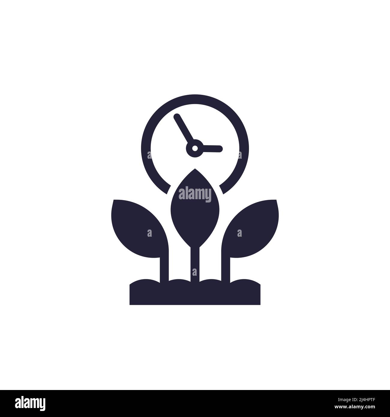 Growing clock Stock Vector Images - Alamy