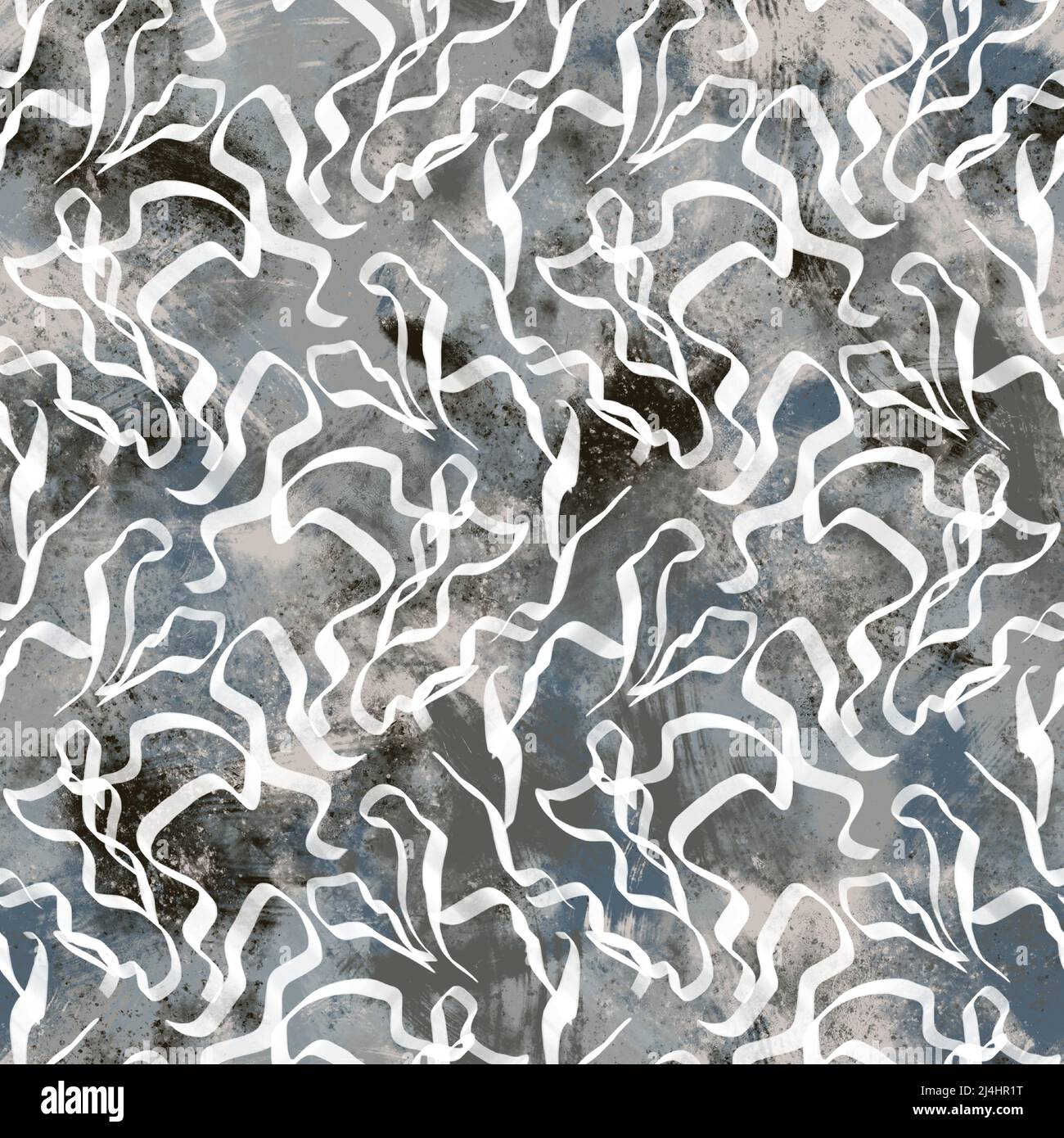 Seamless neutral and white grungy classic abstract surface pattern ...