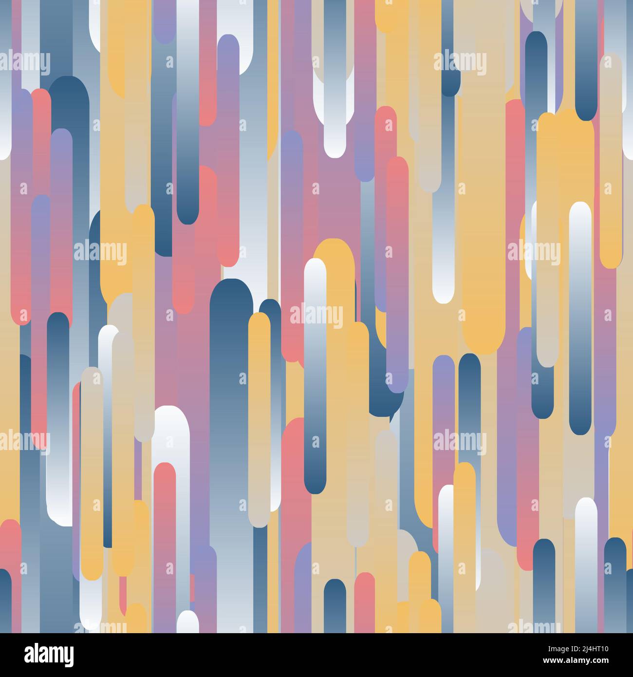 Seamless funky pill shaped gradient lines surface pattern design for ...