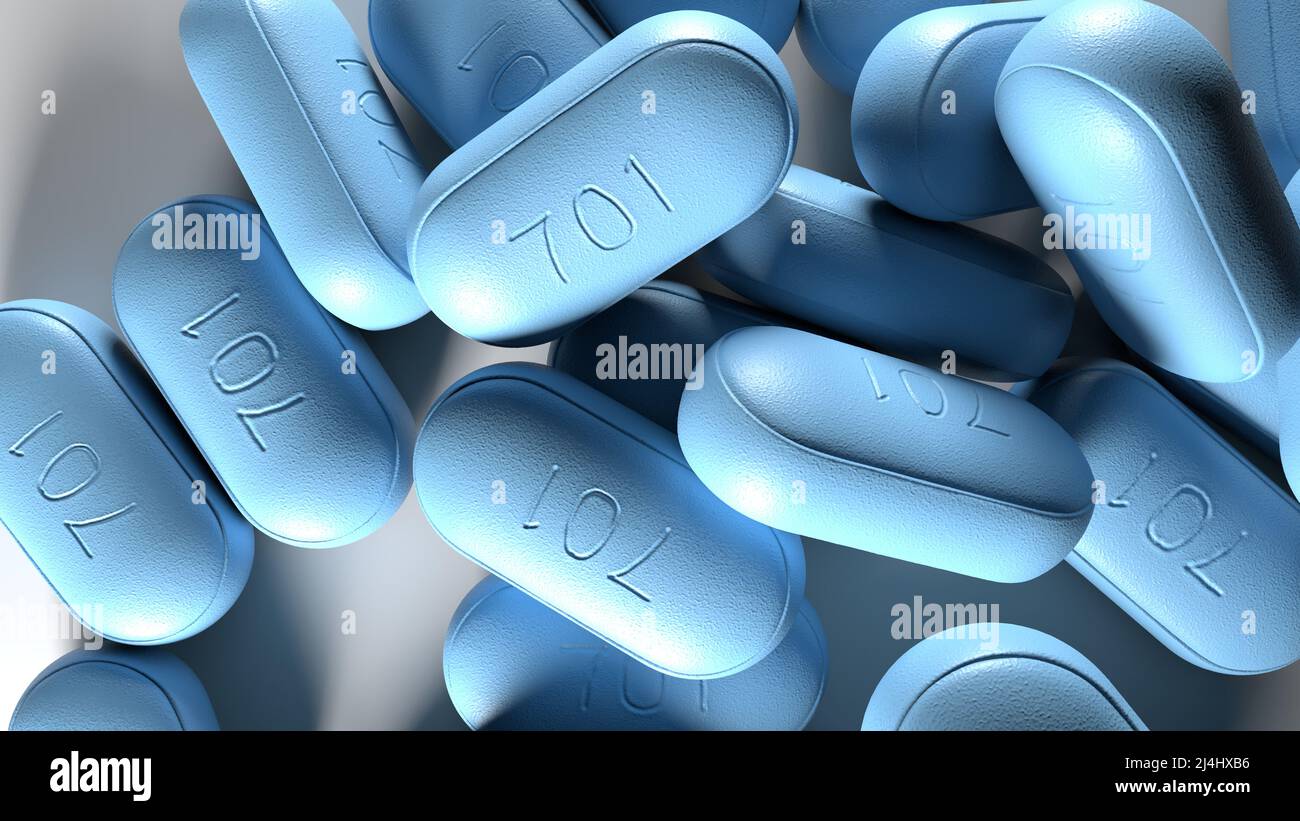 PrEP drugs, illustration Stock Photo - Alamy
