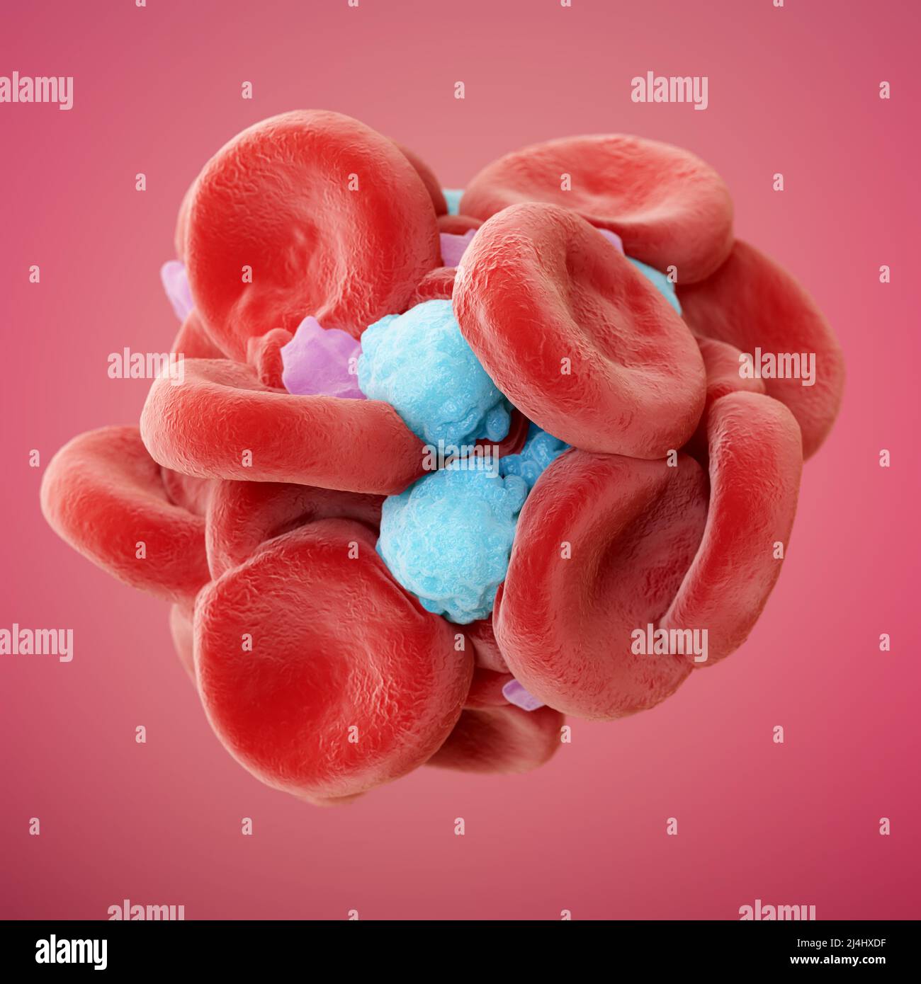 Blood clot, illustration Stock Photo - Alamy