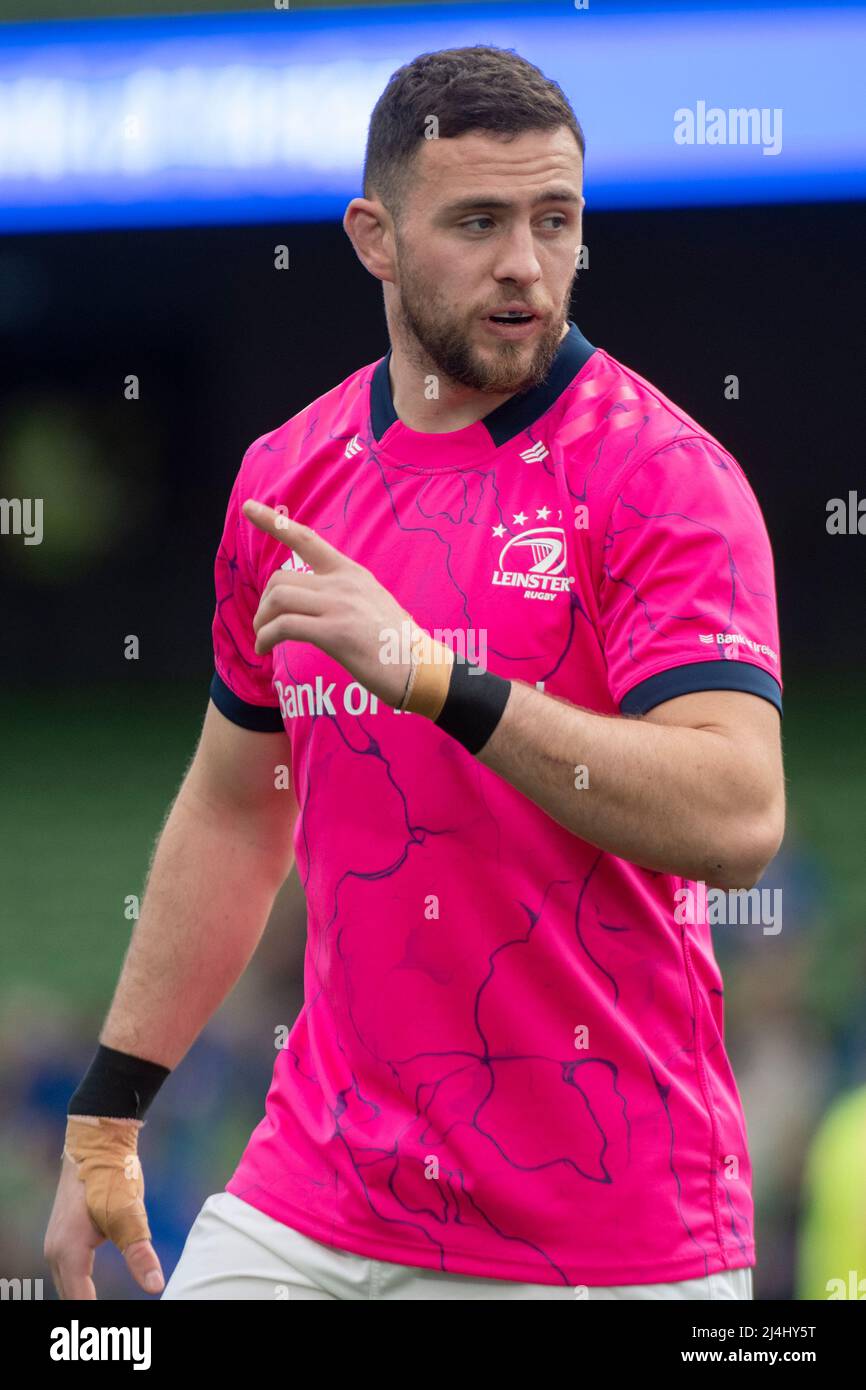 Dublin, Ireland. 15th Apr 2022. Josh Murphy of Leinster during the ...