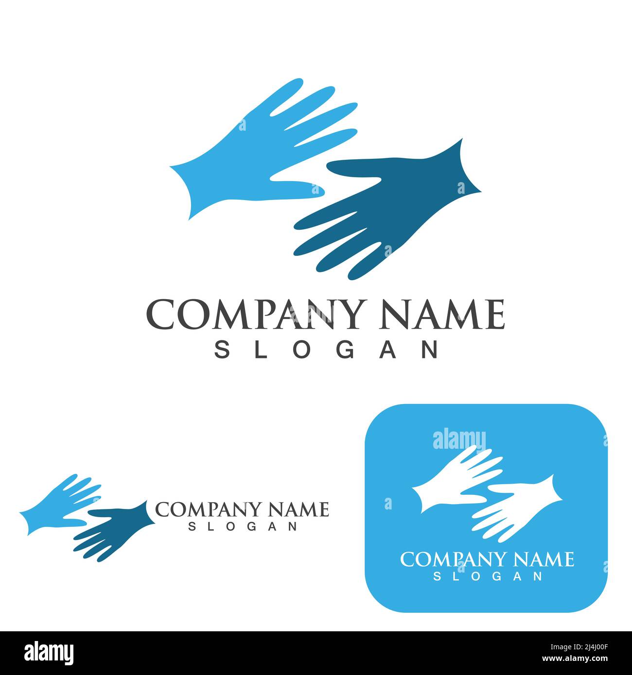 Hand care logo and symbol vector template Stock Vector Image & Art - Alamy